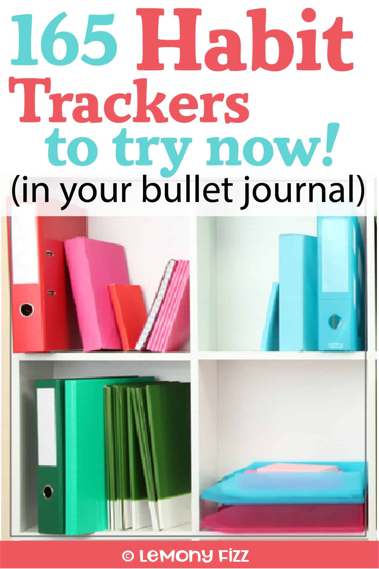 165 Habit Tracker Ideas for Journals or Planners