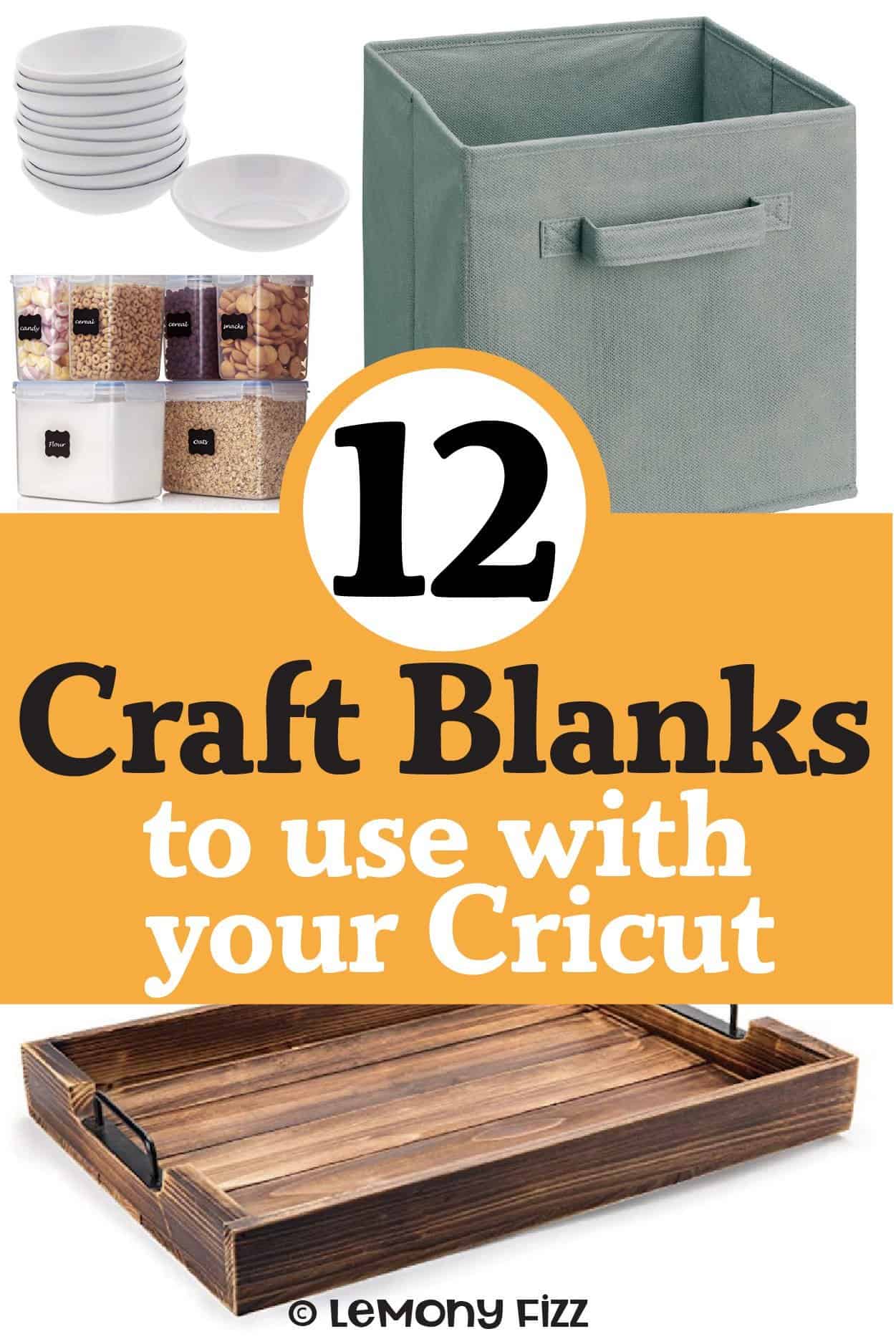 Craft Blanks to Use with Your Next Cricut Project
