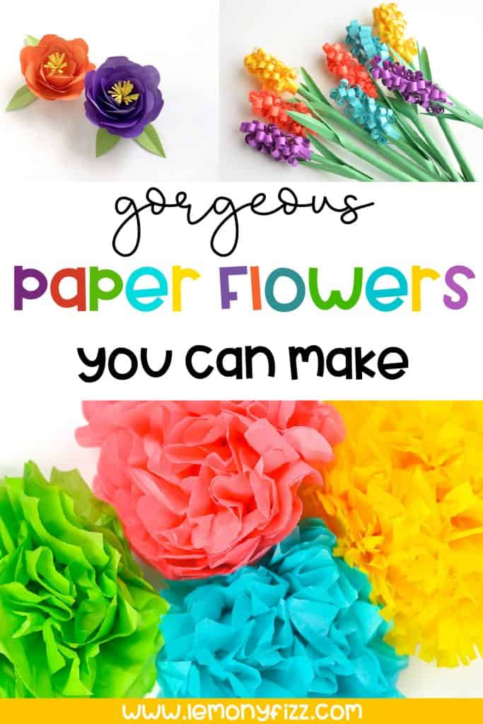 Gorgeous Paper Flowers You Can Make from Templates