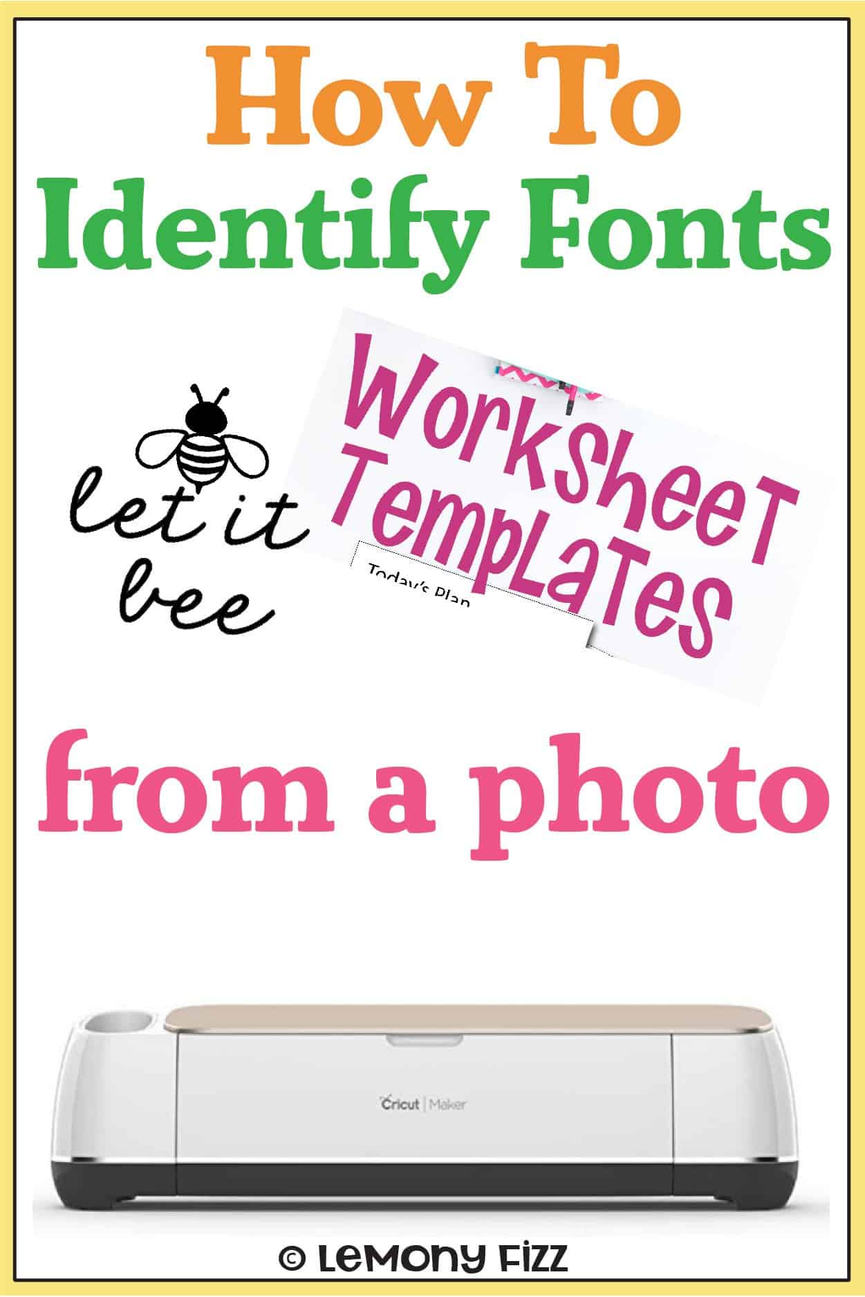 Quickly Identify Fonts Using an Image for Your Cricut Craft Projects