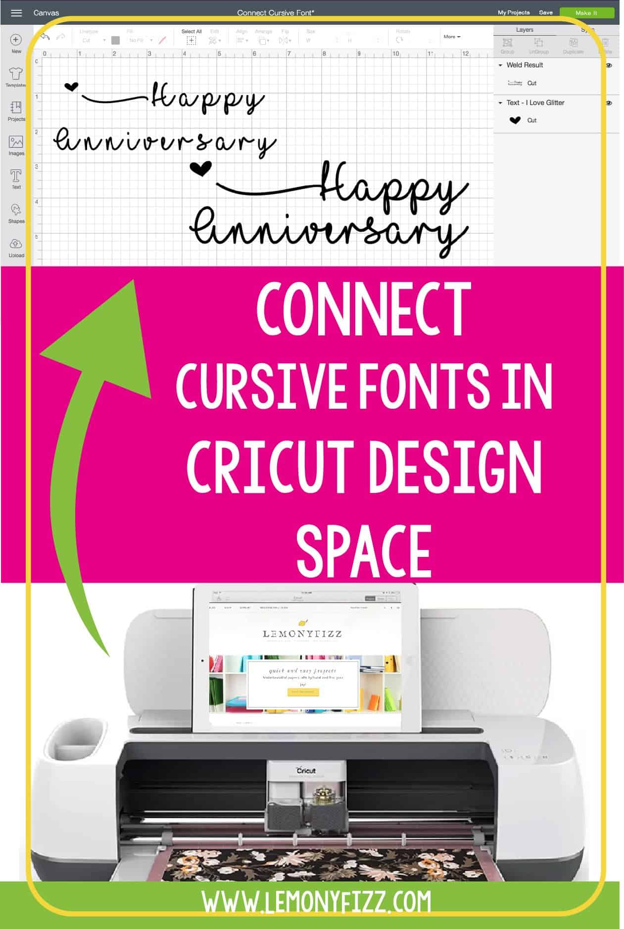 Cricut Cursive Fonts: Tricks To Connect Free Cursive Fonts