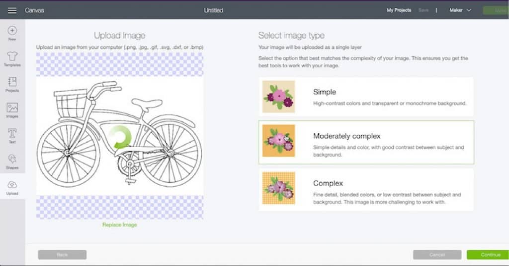 Add Your Own Images and Upload to Design Space