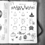 The Spookiest Halloween Bullet Journal Doodle Ideas