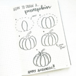 The Spookiest Halloween Bullet Journal Doodle Ideas
