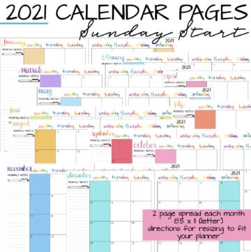 Ultimate Planner Printables Kit - LemonyFizz