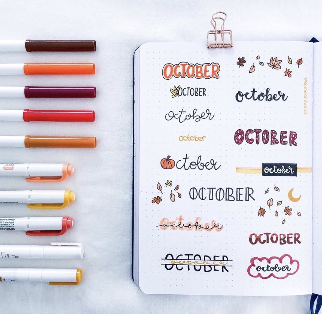 Best Collection of Bullet Journal Headers and Ideas for 2021