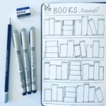 Easy How to Draw a Book Tutorials for Bujo Spreads