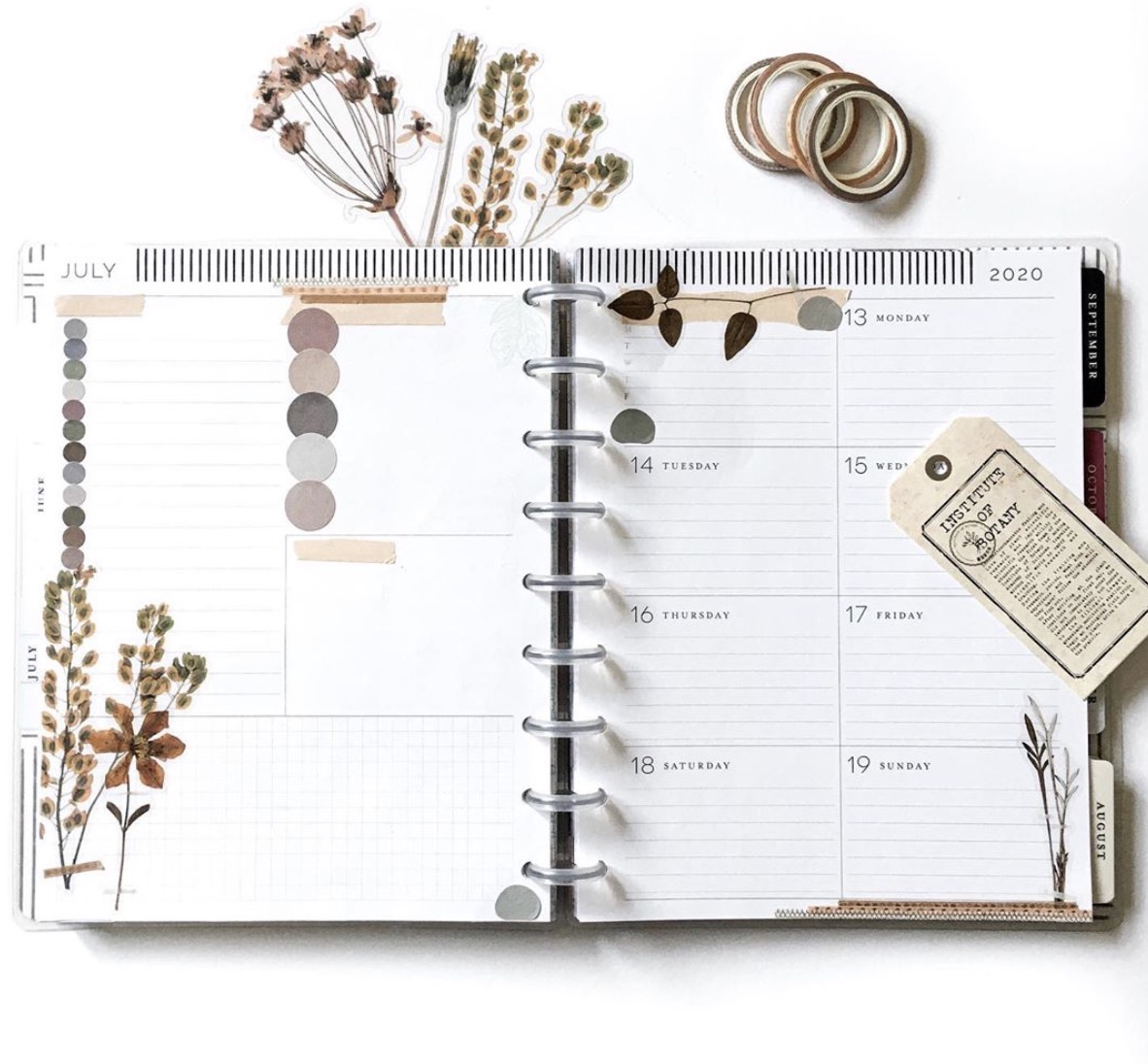 Happy Planner Dashboard Layout Free Printable