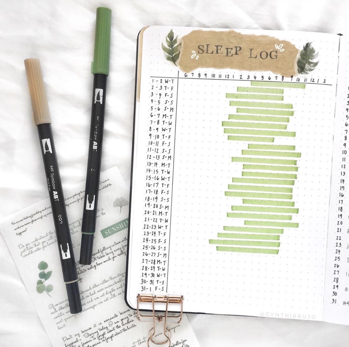The Best Bullet Journal Sleep Trackers to Try in 2024