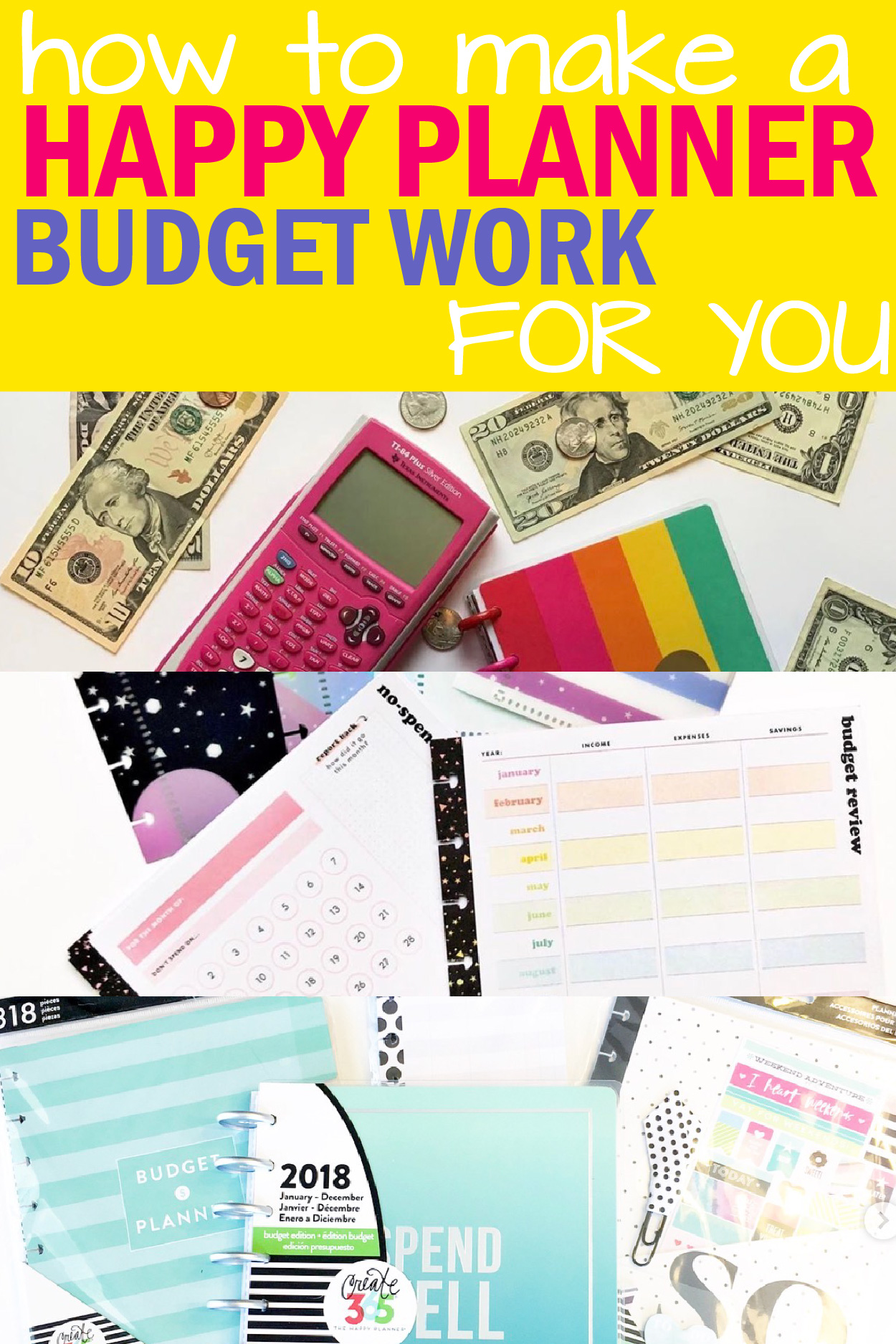 How to Make a Happy Planner Budget Work For You