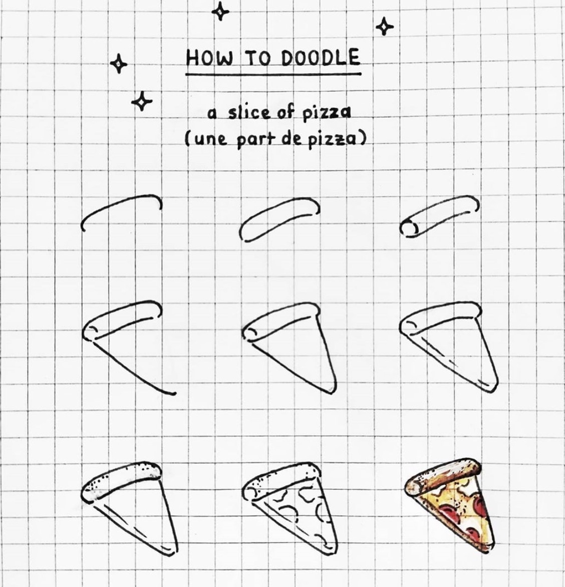 15 Easy to Draw Food Doodles for Plans and Journals