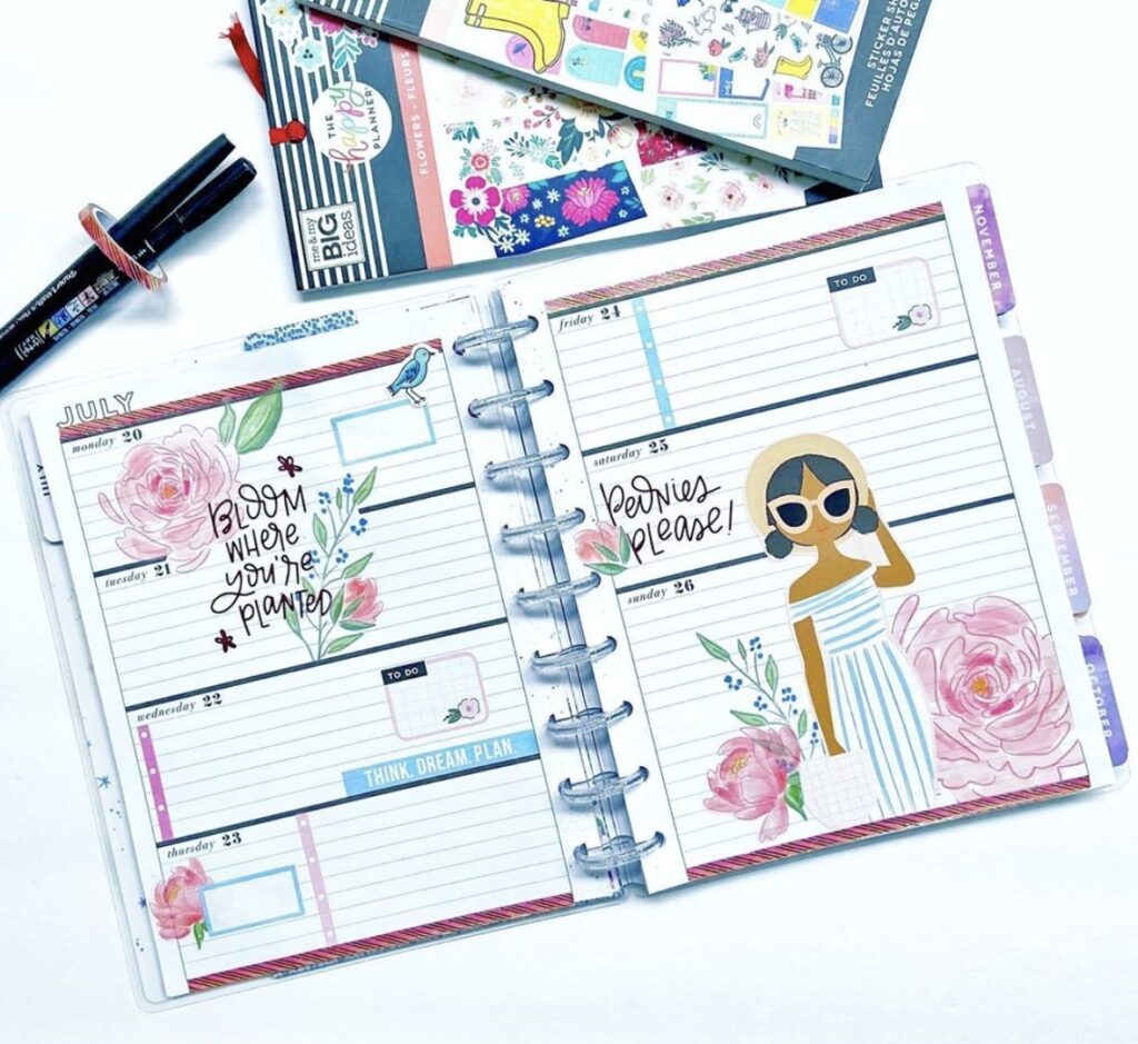 Happy Planner Horizontal Vs Vertical Planner Layouts