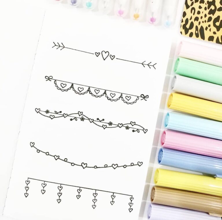 19 of the Best Bullet Journal Banner Ideas for Your 2024 Doodles