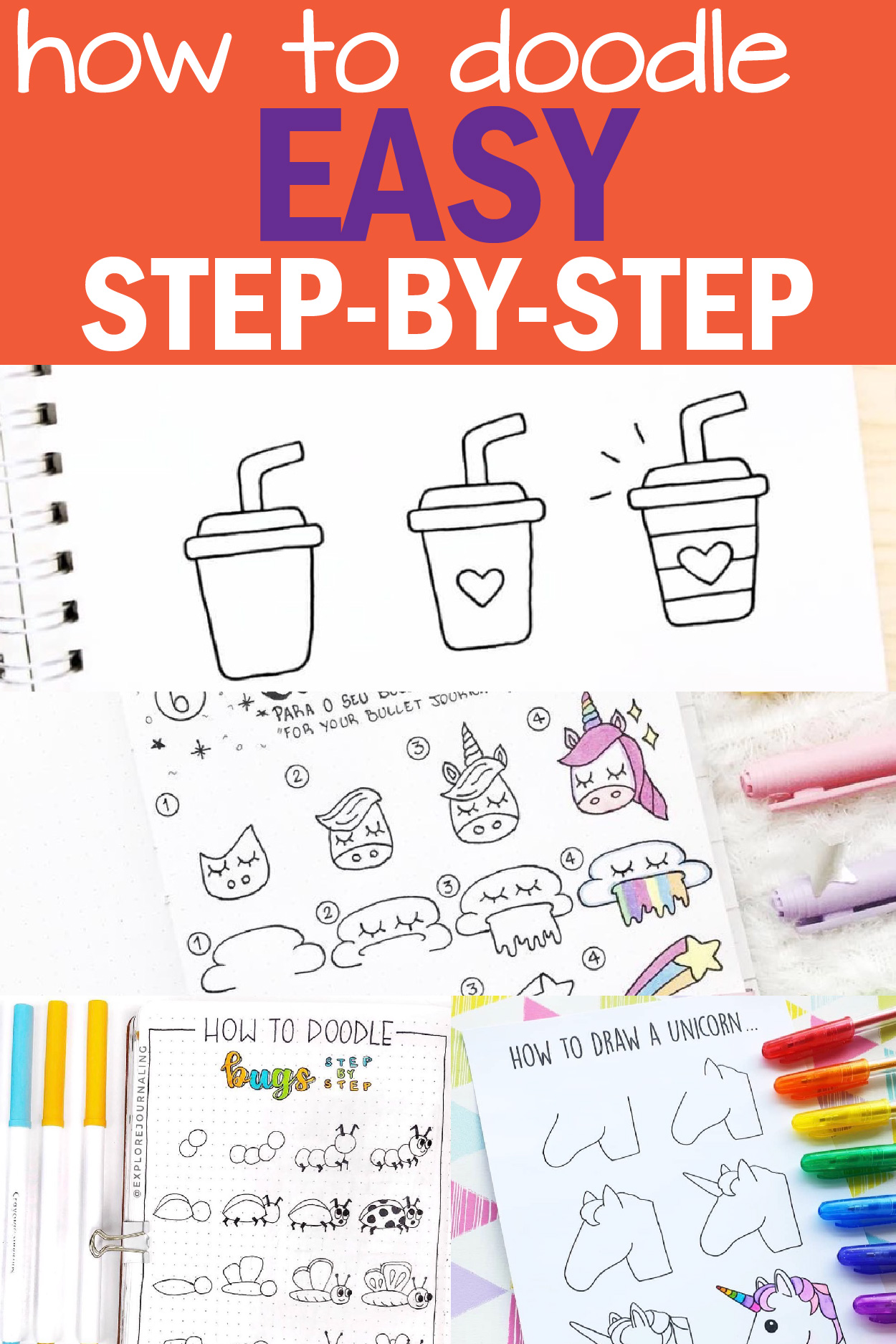 19 of The Best Step by Step Doodles to Draw in Your Planner