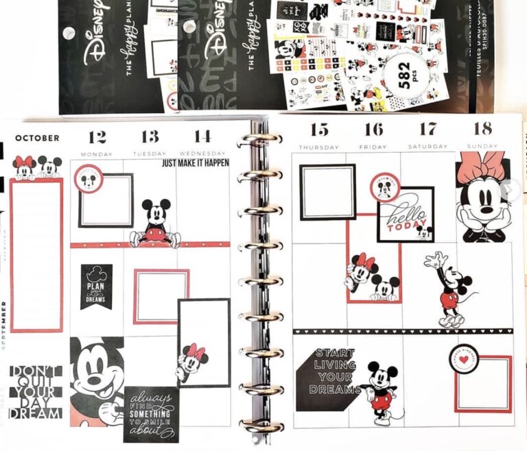 29 Disney Layouts to Re-Make in Your Happy Planner