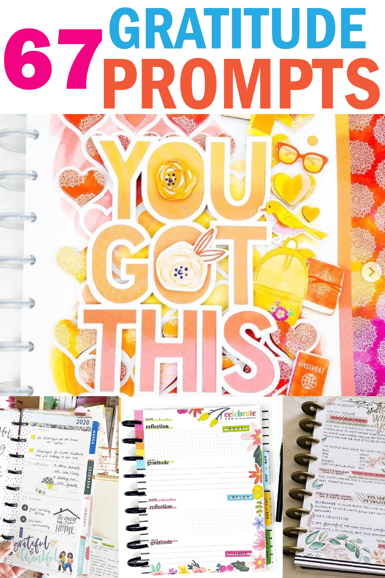 67 Gratitude Journal Prompts to Start Your Practice