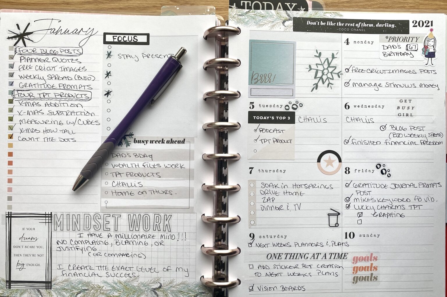 Creative Planners to Use for Journaling, Planning, and Creating