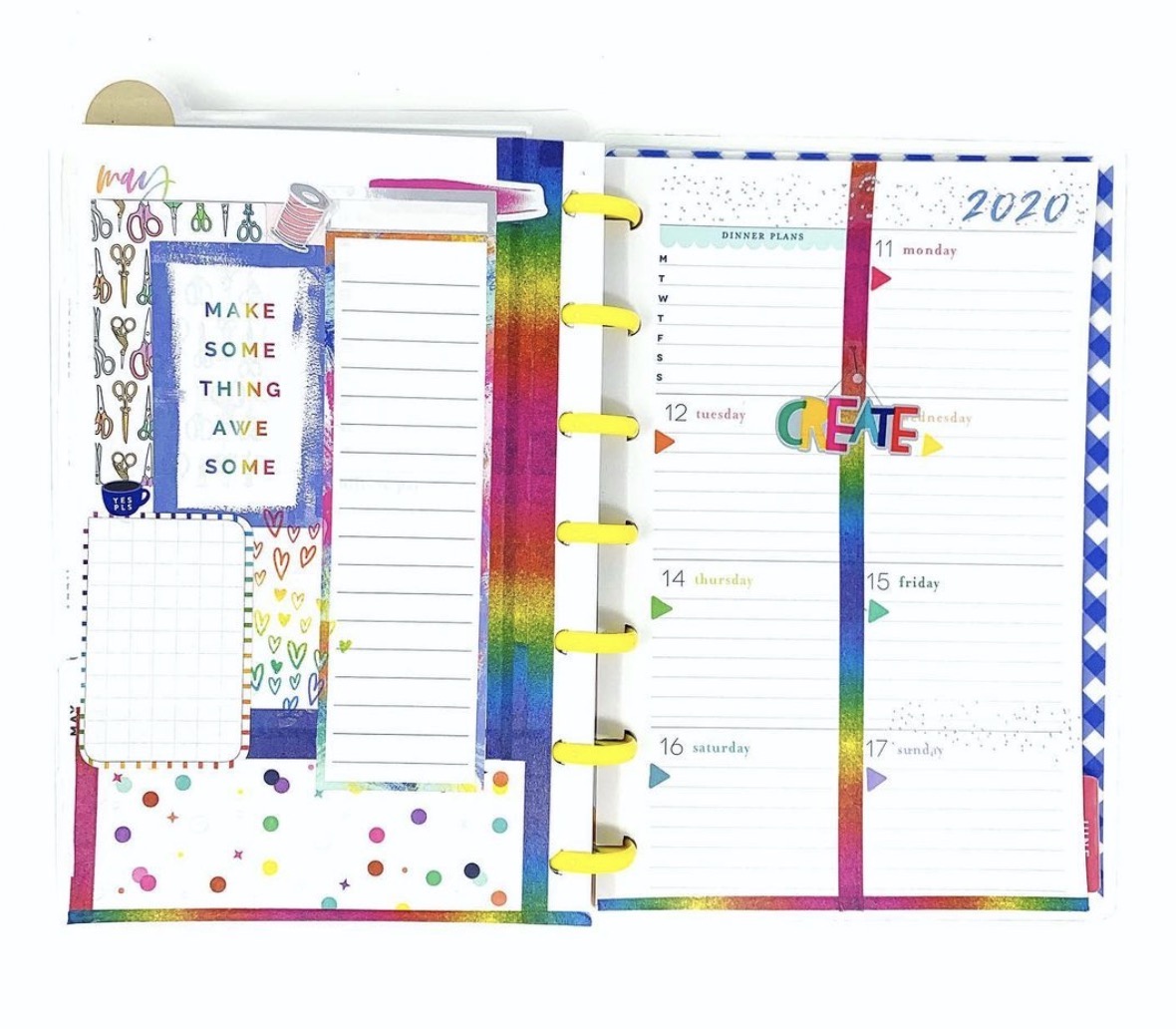 Rainbow Planner Spreads and Ideas for Cheery Inspiration
