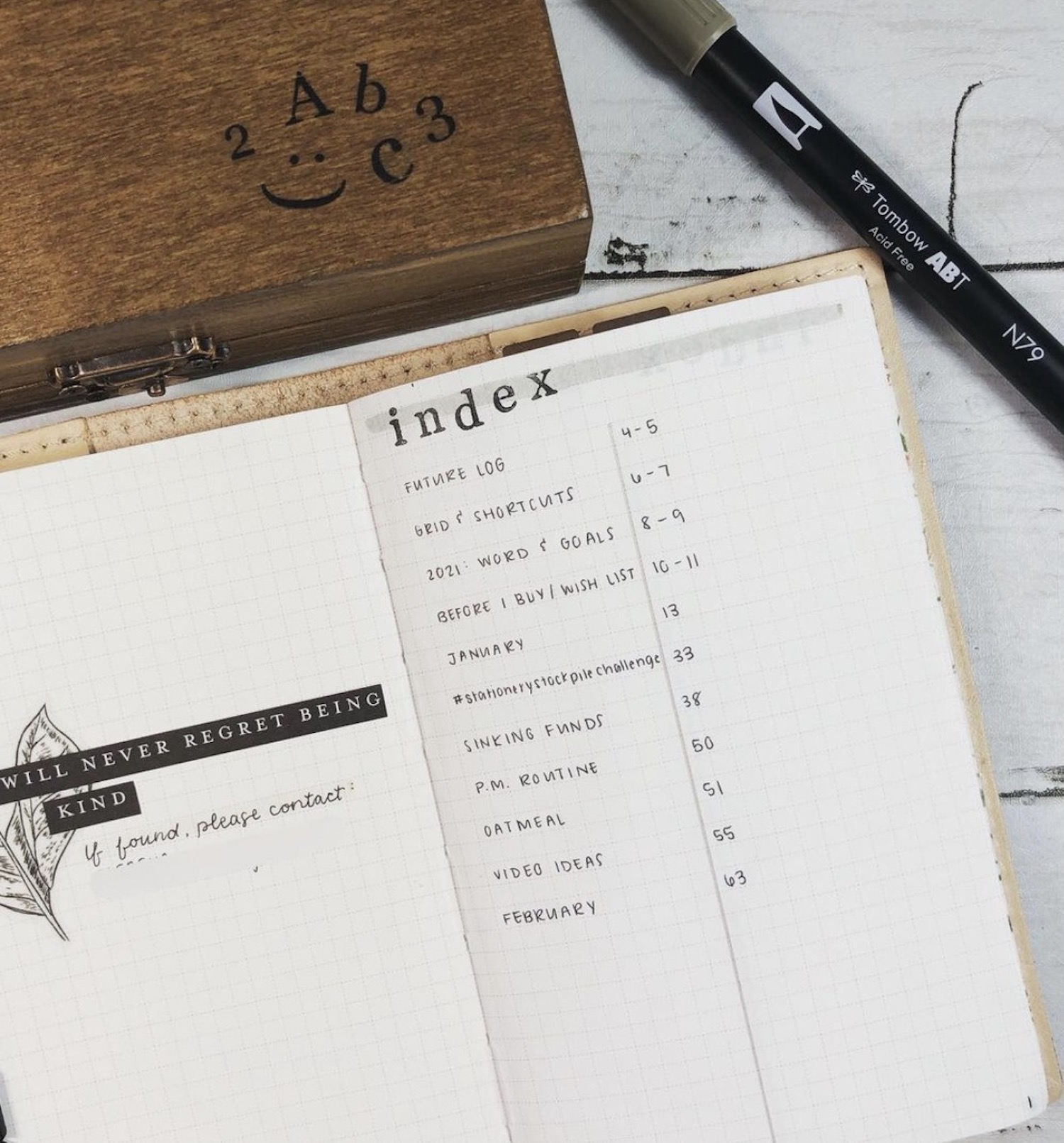Quick and Easy Bullet Journal Index Ideas to Use in Your Bujo
