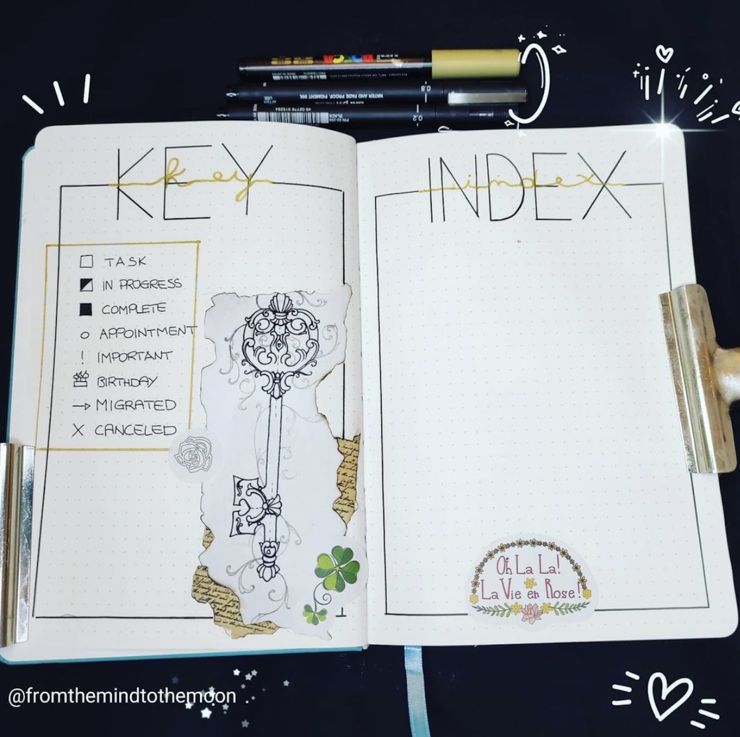 Quick and Easy Bullet Journal Index Ideas to Use in Your Bujo