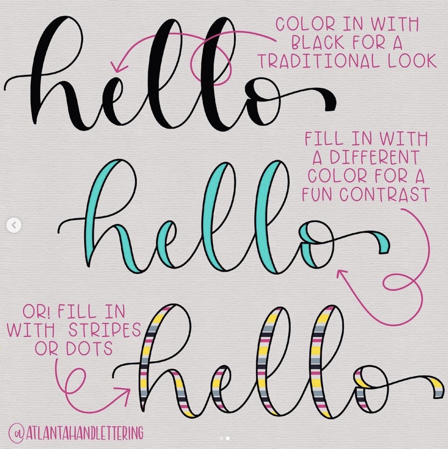 How do you practice hand lettering for beginners?