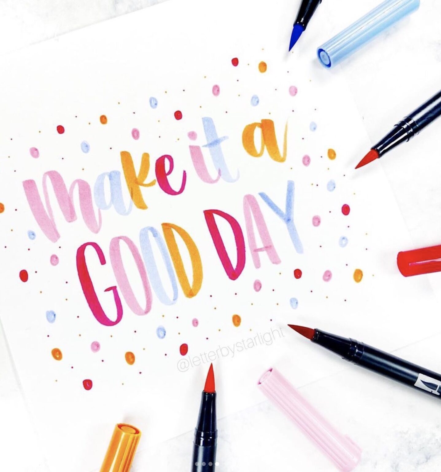 How do you practice hand lettering for beginners?