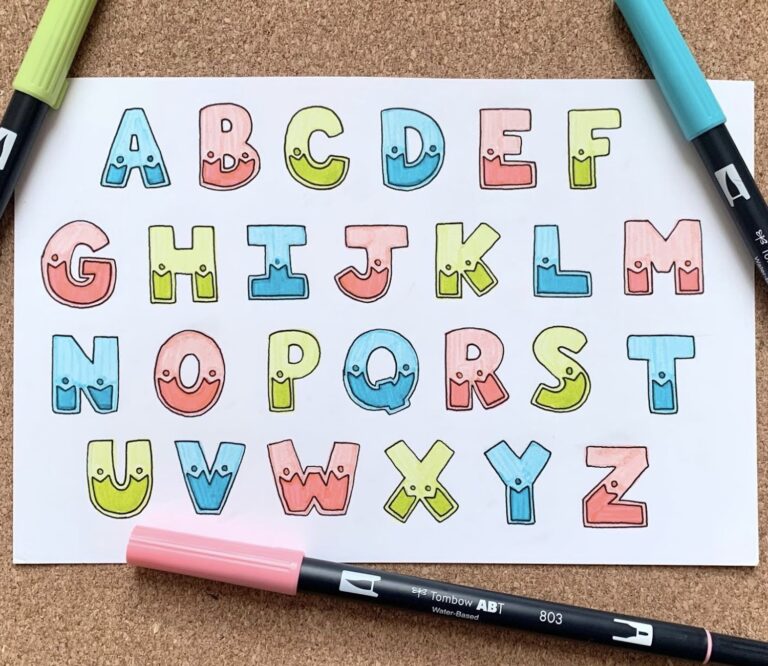 Hand Lettering Capital Letters: How To Make Different Styles