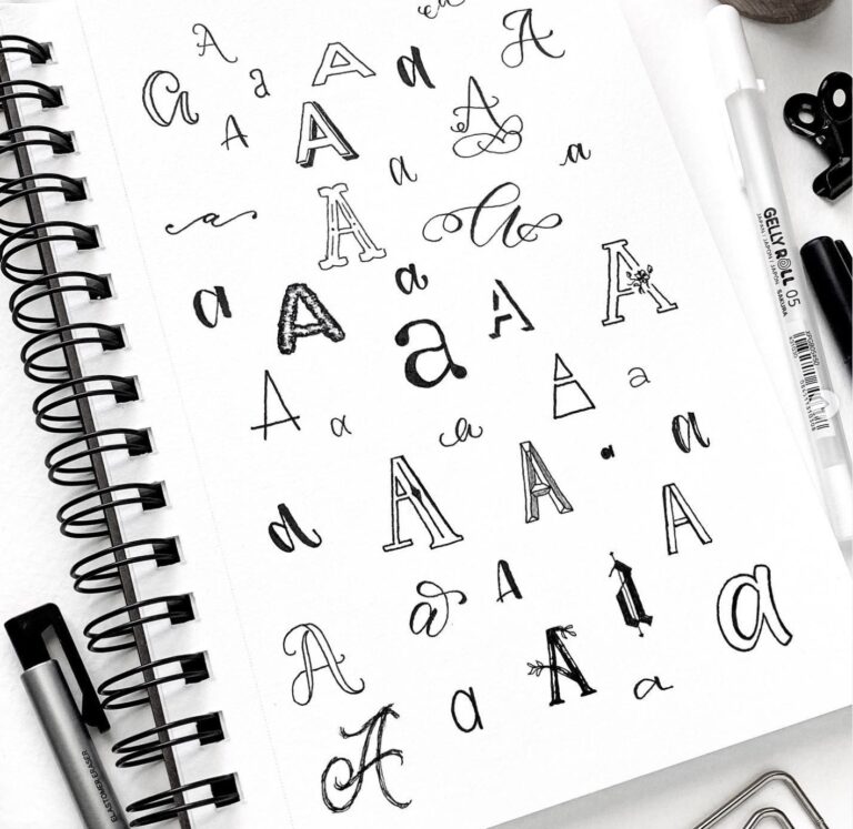 Hand Lettering Capital Letters: How To Make Different Styles