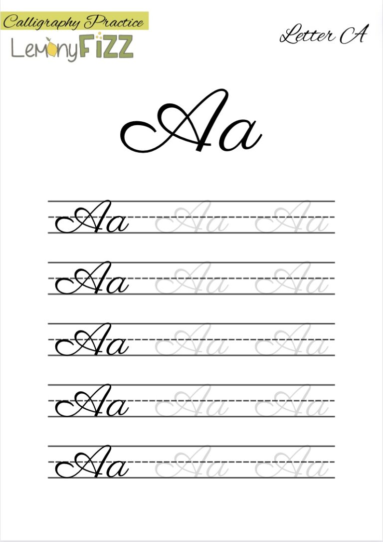 19 Calligraphy Alphabet Examples For All Your Projects