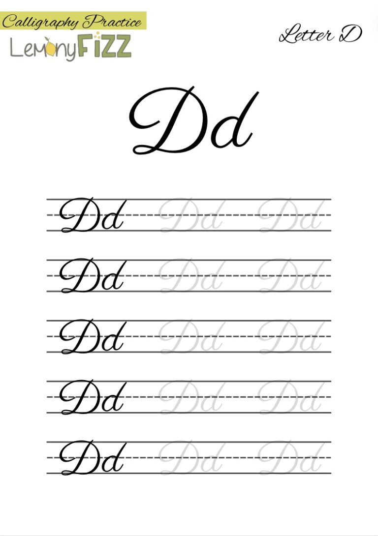 19 Calligraphy Alphabet Examples For All Your Projects