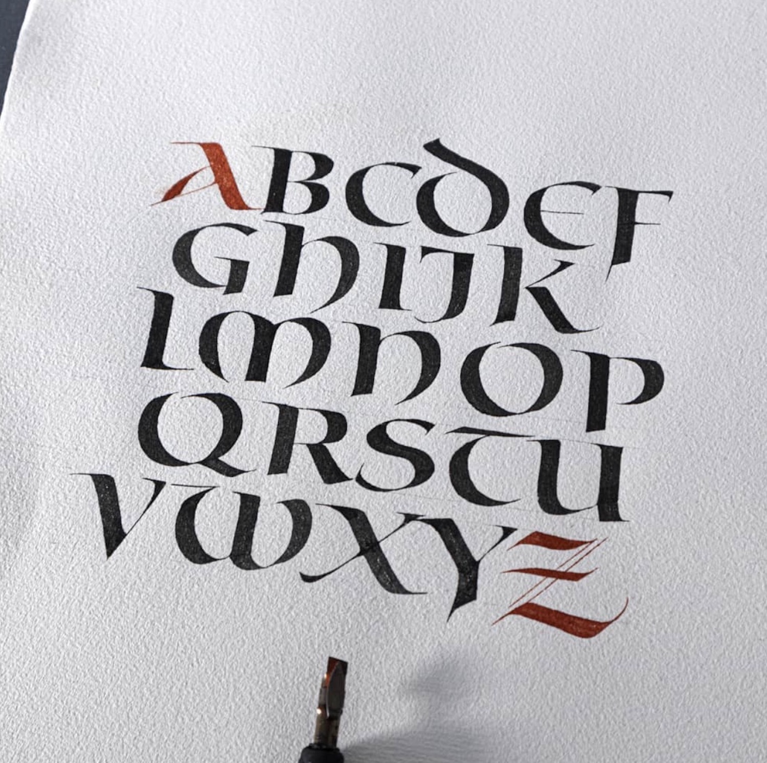 19 Calligraphy Alphabet Examples For All Your Projects