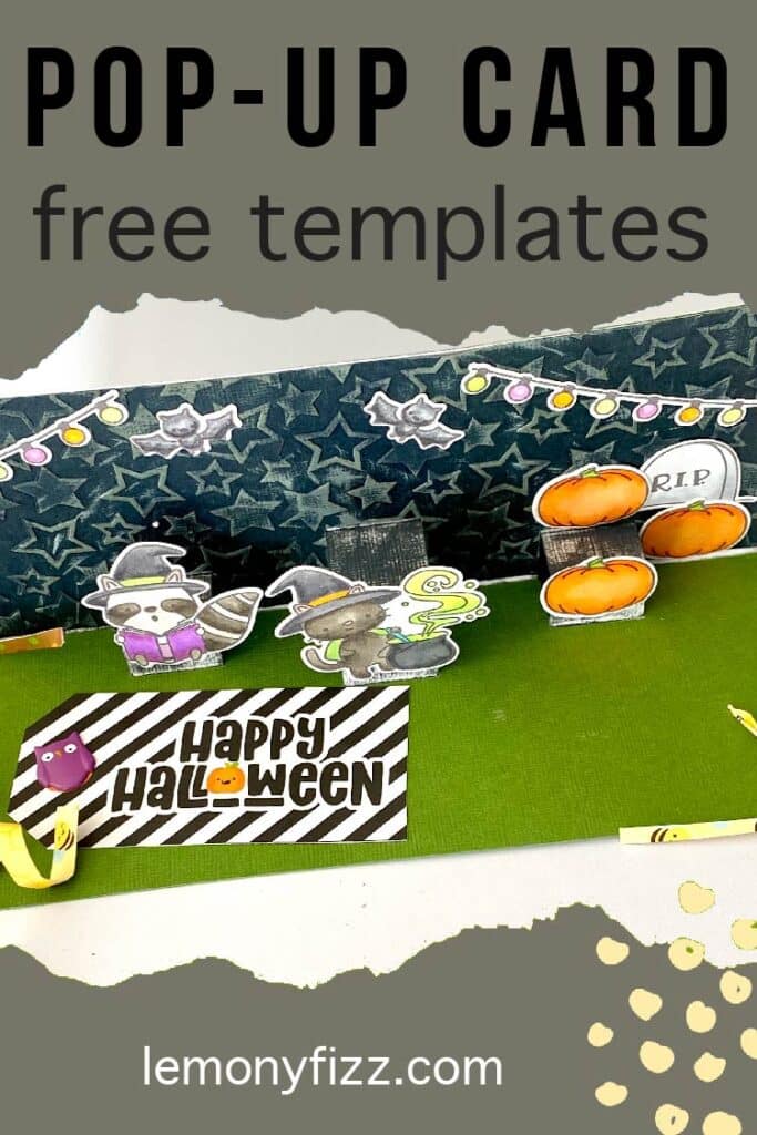 Free Simple Pop-Up Card Templates - LemonyFizz