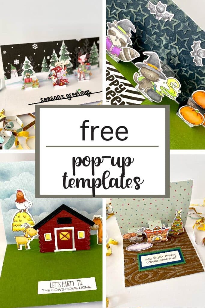 Free Simple Pop-Up Card Templates - LemonyFizz