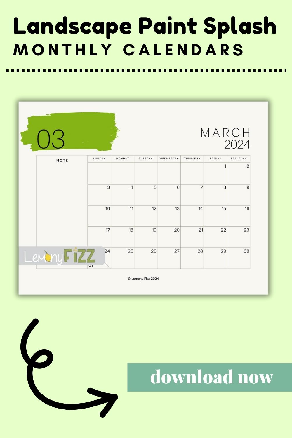 15 Free Printables: 2024 March Calendars