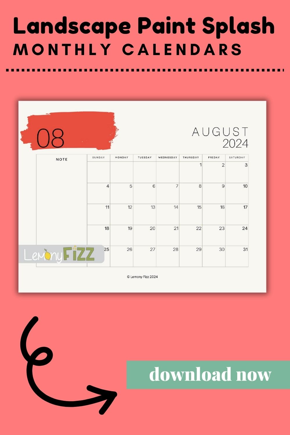 Printable August Calendar: Get Organized with Free Templates!