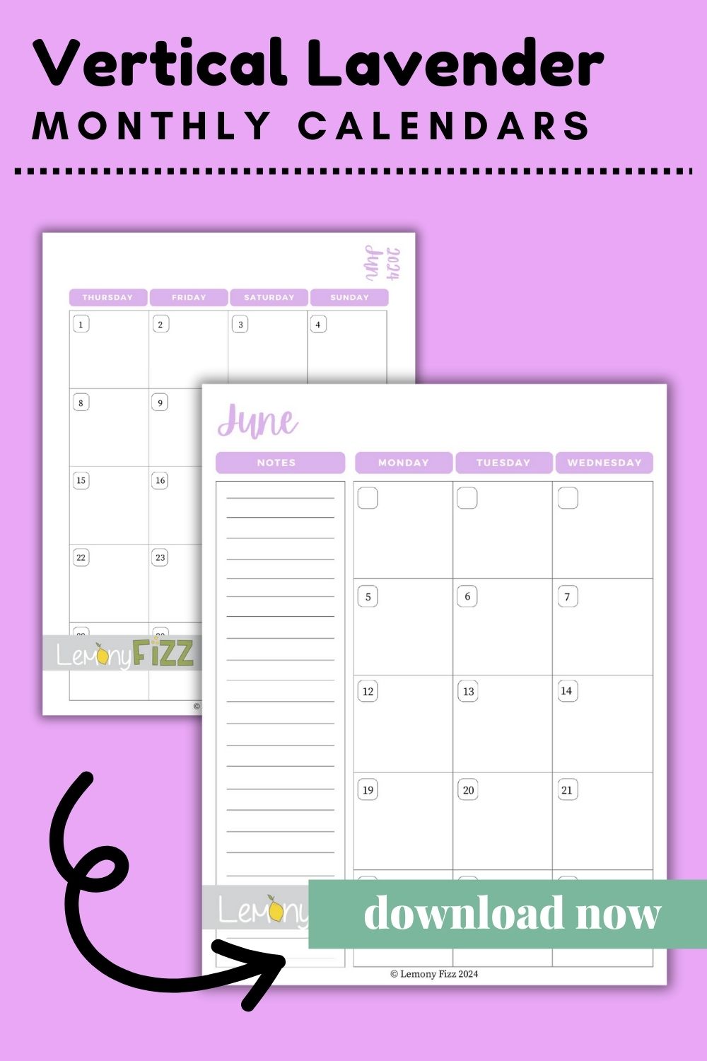 15 Printable June Calendar: Free Planner Pages