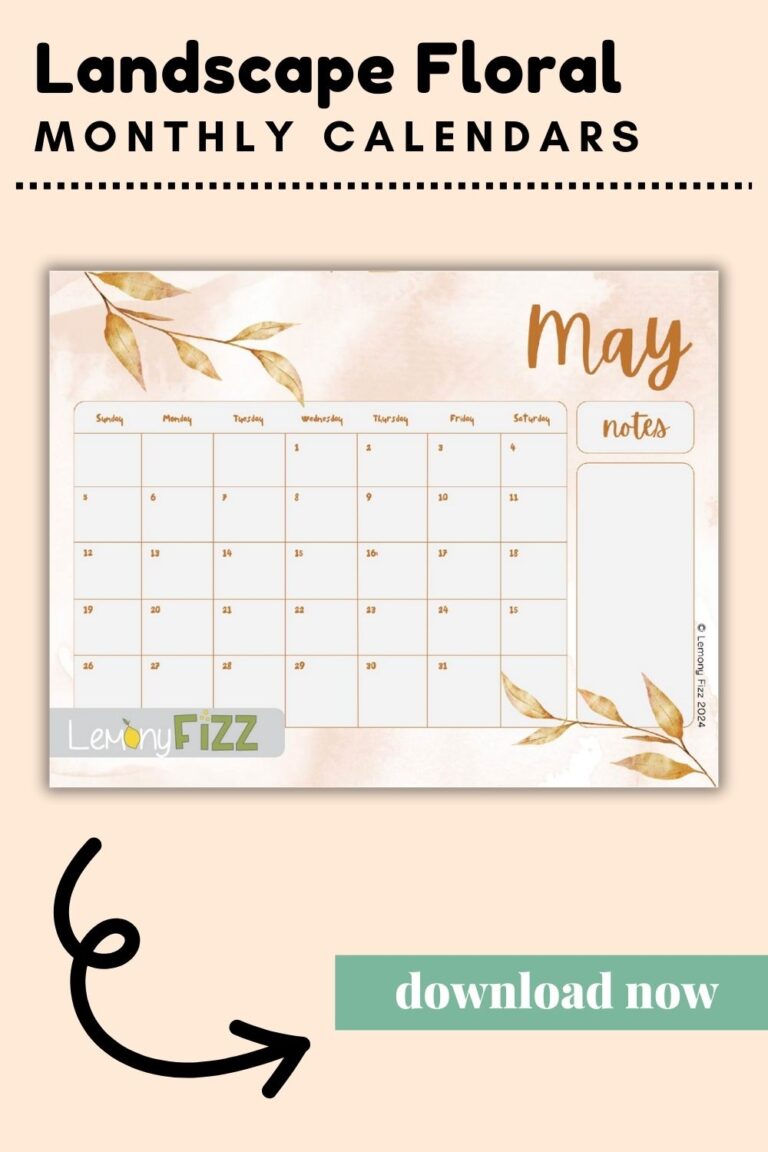Printable May Calendars: 15 Free Monthly Calendars