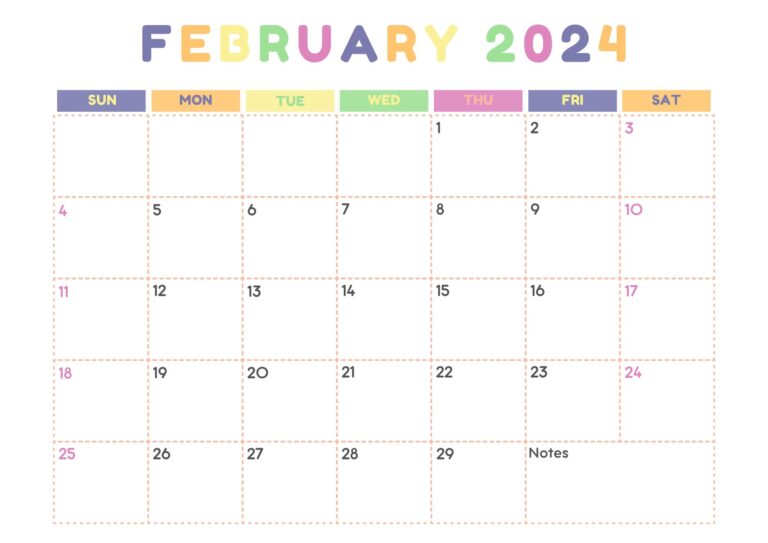 2024 & 2025 Printable Monthly Calendar: Stay Organized Effortlessly
