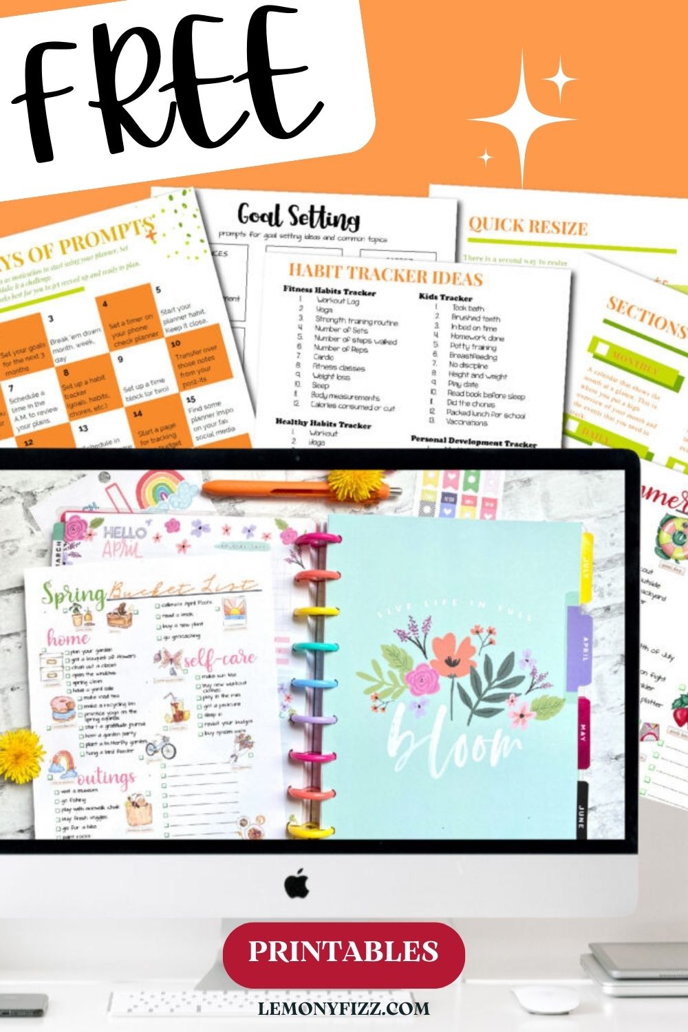 Ultimate Planner Printables Kit - LemonyFizz
