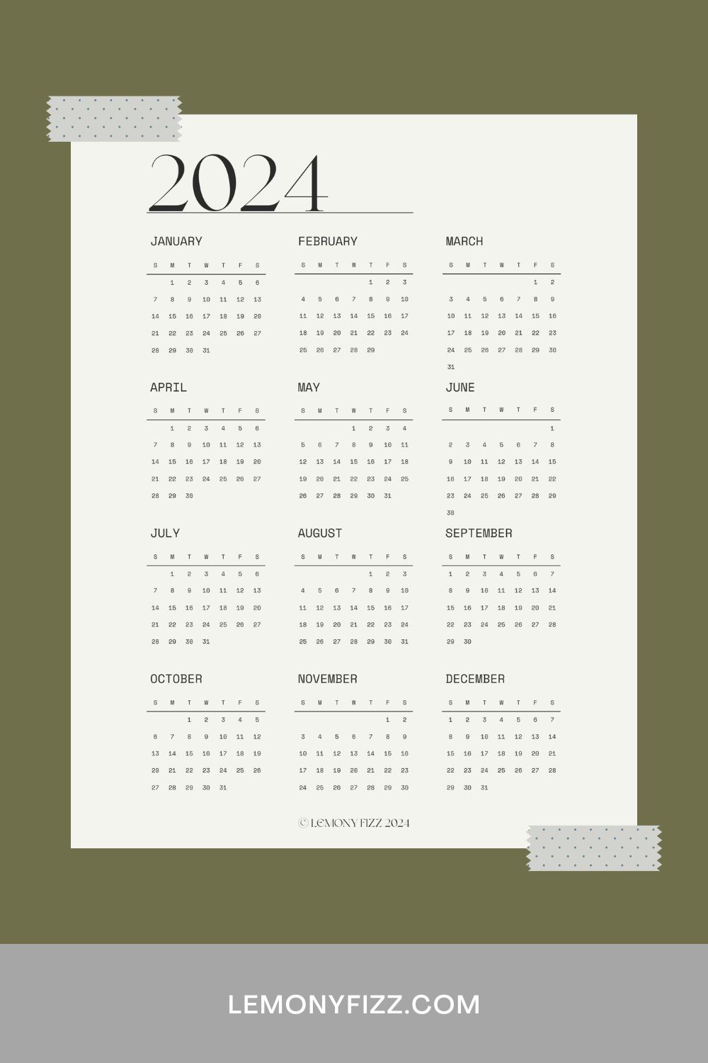 The Months of the Year: A List of the Months in Order