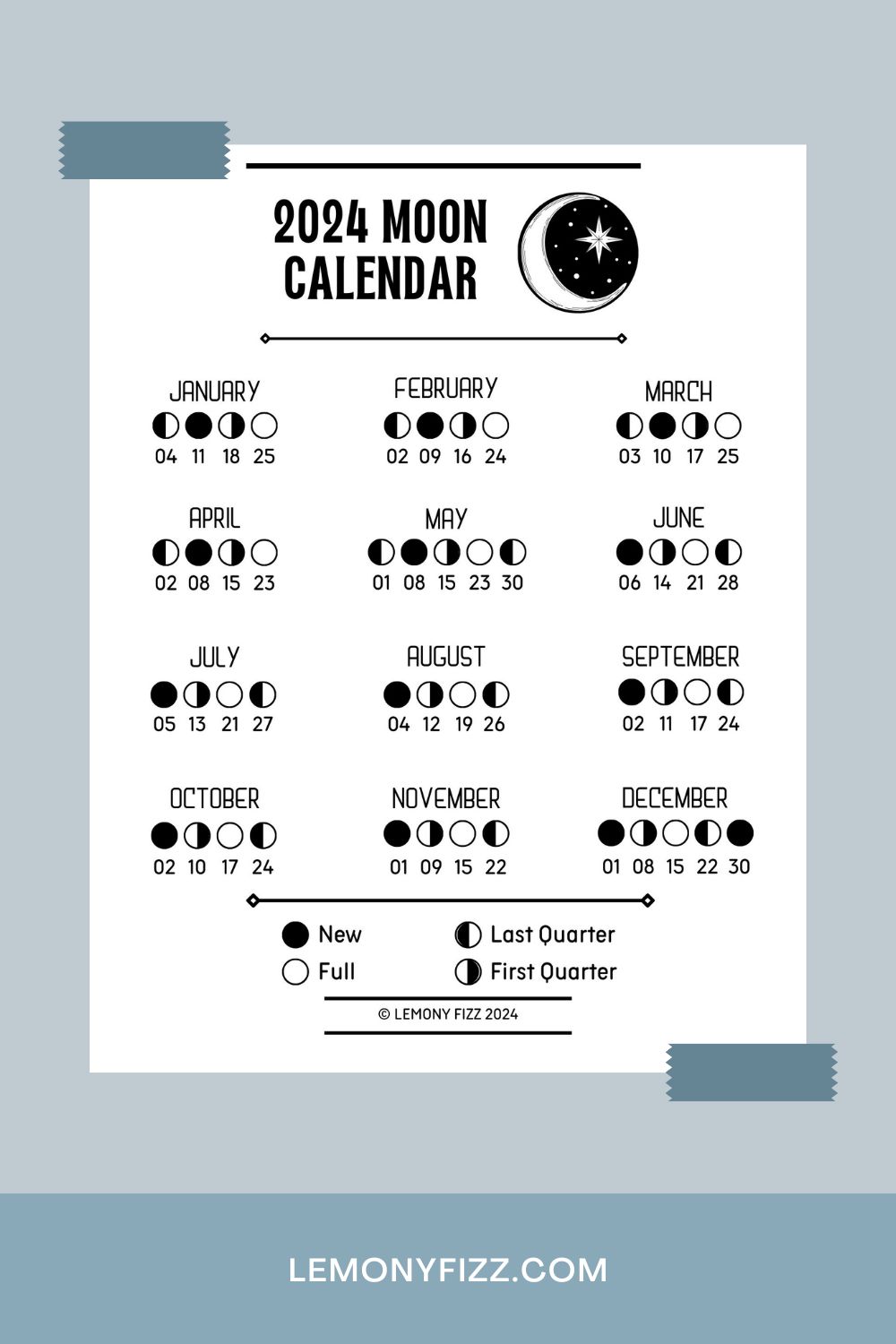 The Months of the Year: A List of the Months in Order