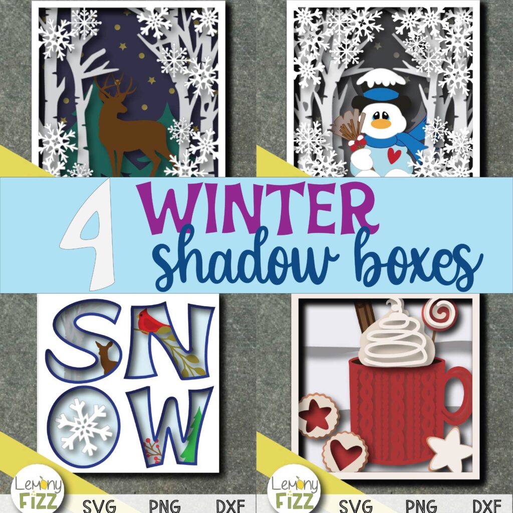 MEGA Winter Bundle 2022 - SVG Paper Craft Files - LemonyFizz