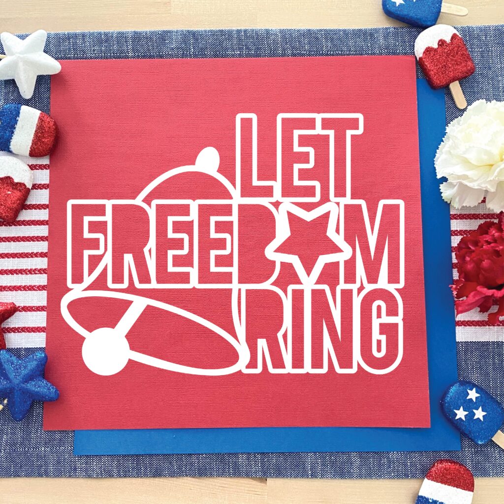 4th Of July Scrapbook Title Overlay Craft Svg File Lemonyfizz