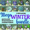 MEGA Winter Bundle 2022 - SVG Paper Craft Files - LemonyFizz