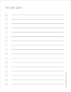 13 Easy to Print To Do Lists to Increase Productivity