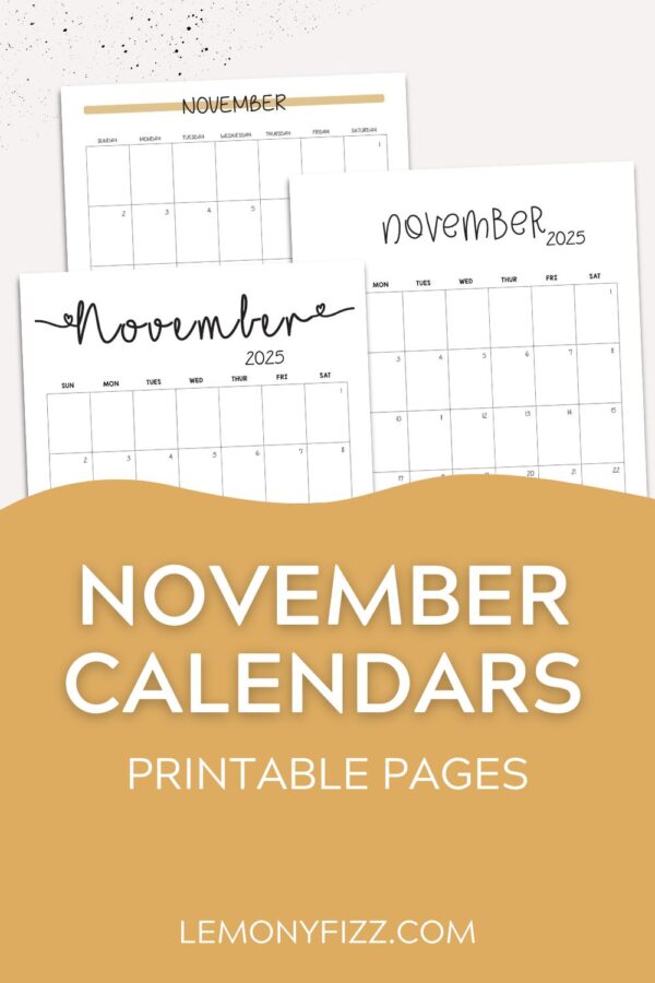 15 Printable April Calendars: Organize Your Spring Schedule