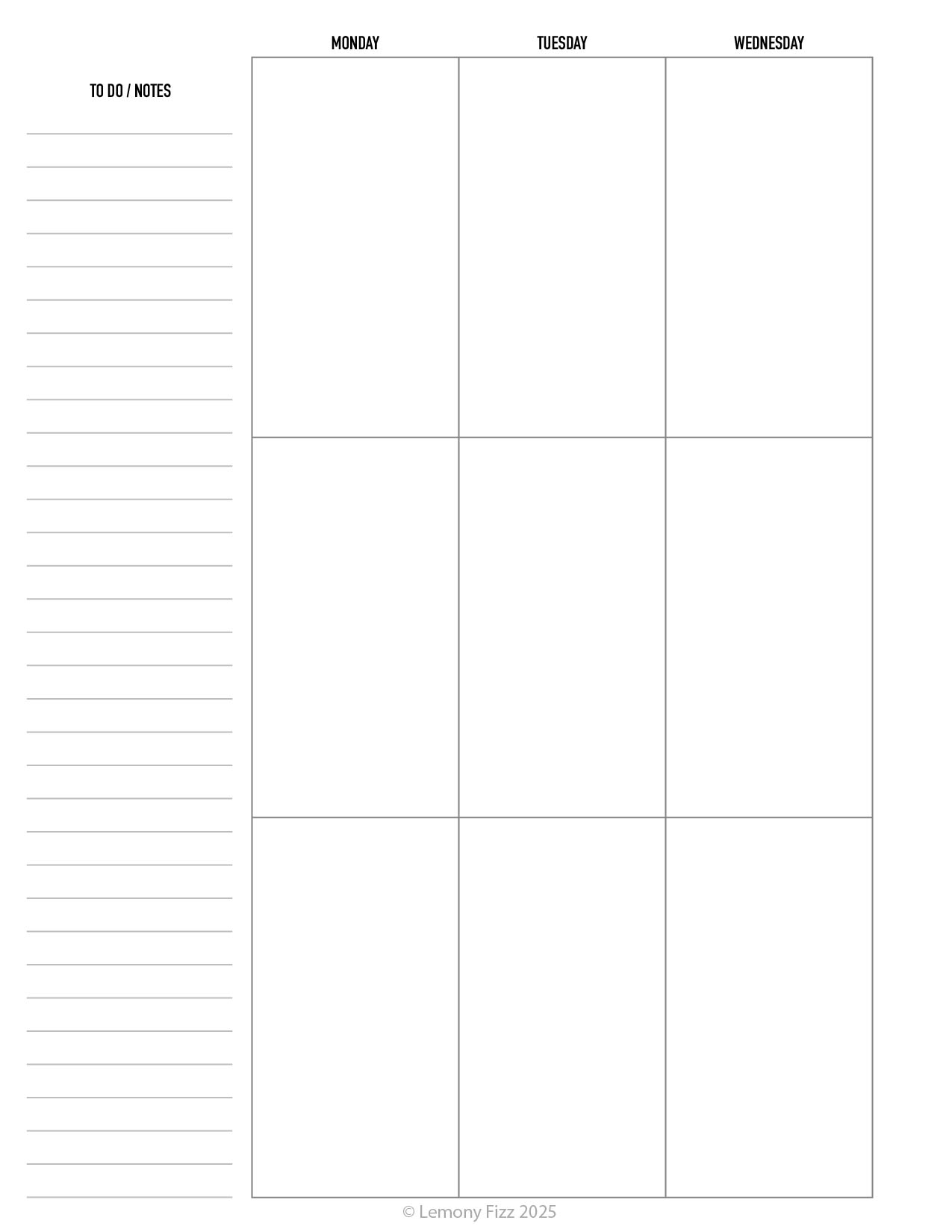 Free Happy Planner Templates to Print