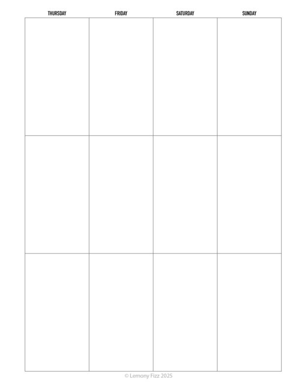 Free Happy Planner Templates to Print