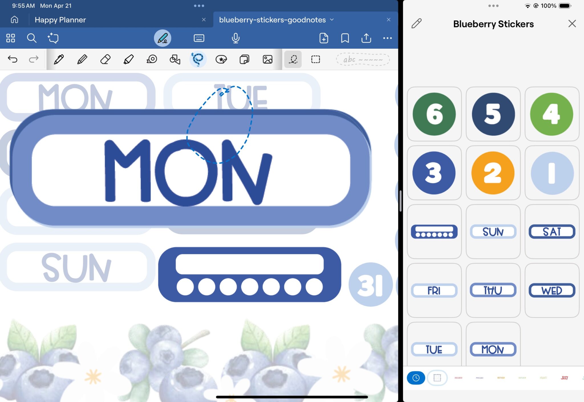 How to Use Goodnotes for Beginners: Free Stickers and Planner Spread