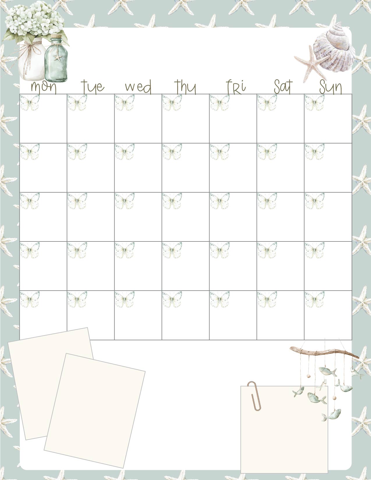 Free Blank Monthly Calendars You’ll Actually Use